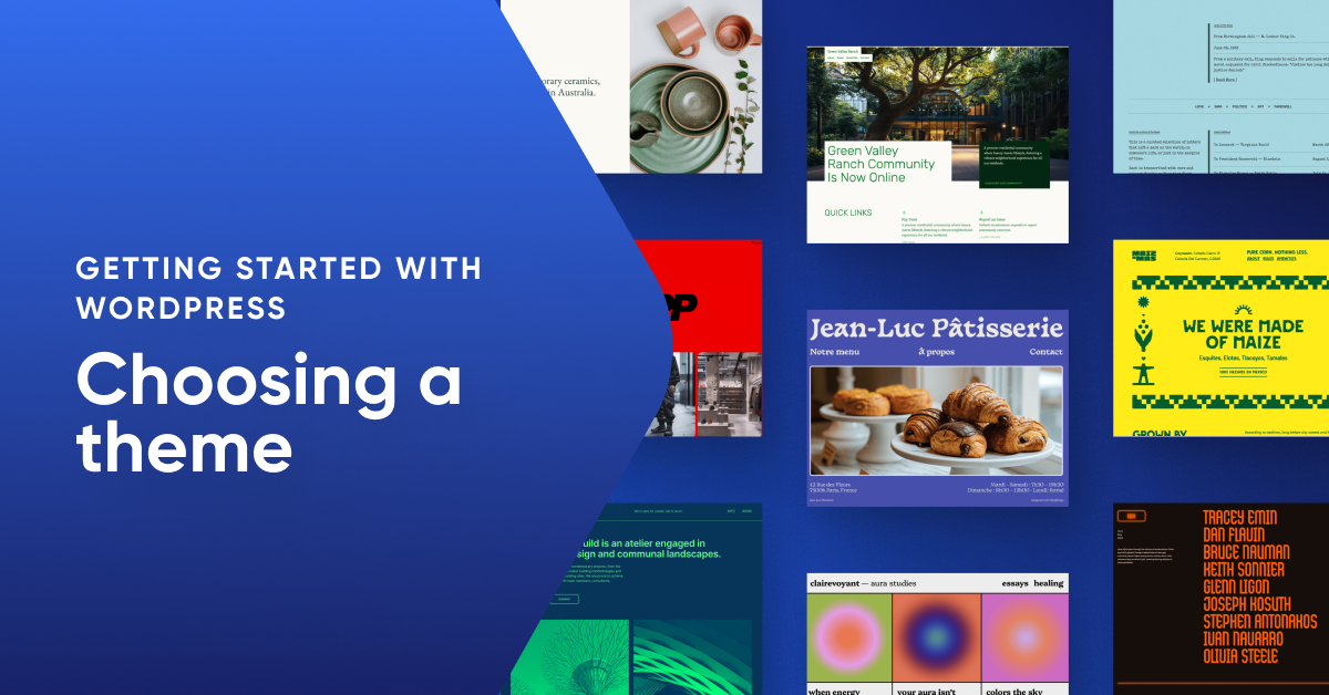 Getting started with WordPress: Choosing a theme - Thebespokeappcompany